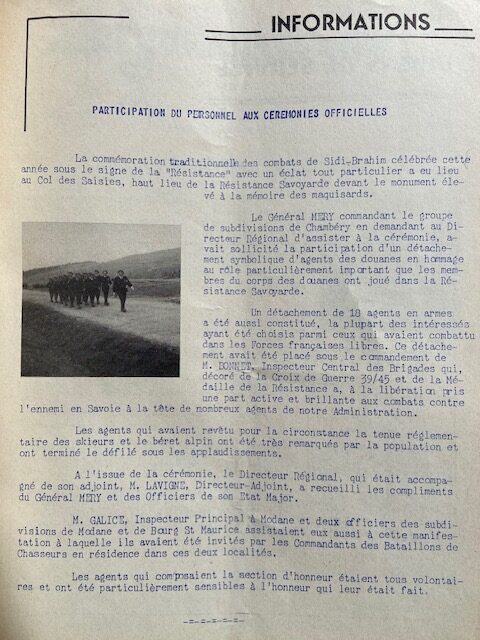 J. Bonnet, inspecteur central des brigades – décoré de la Croix de ...